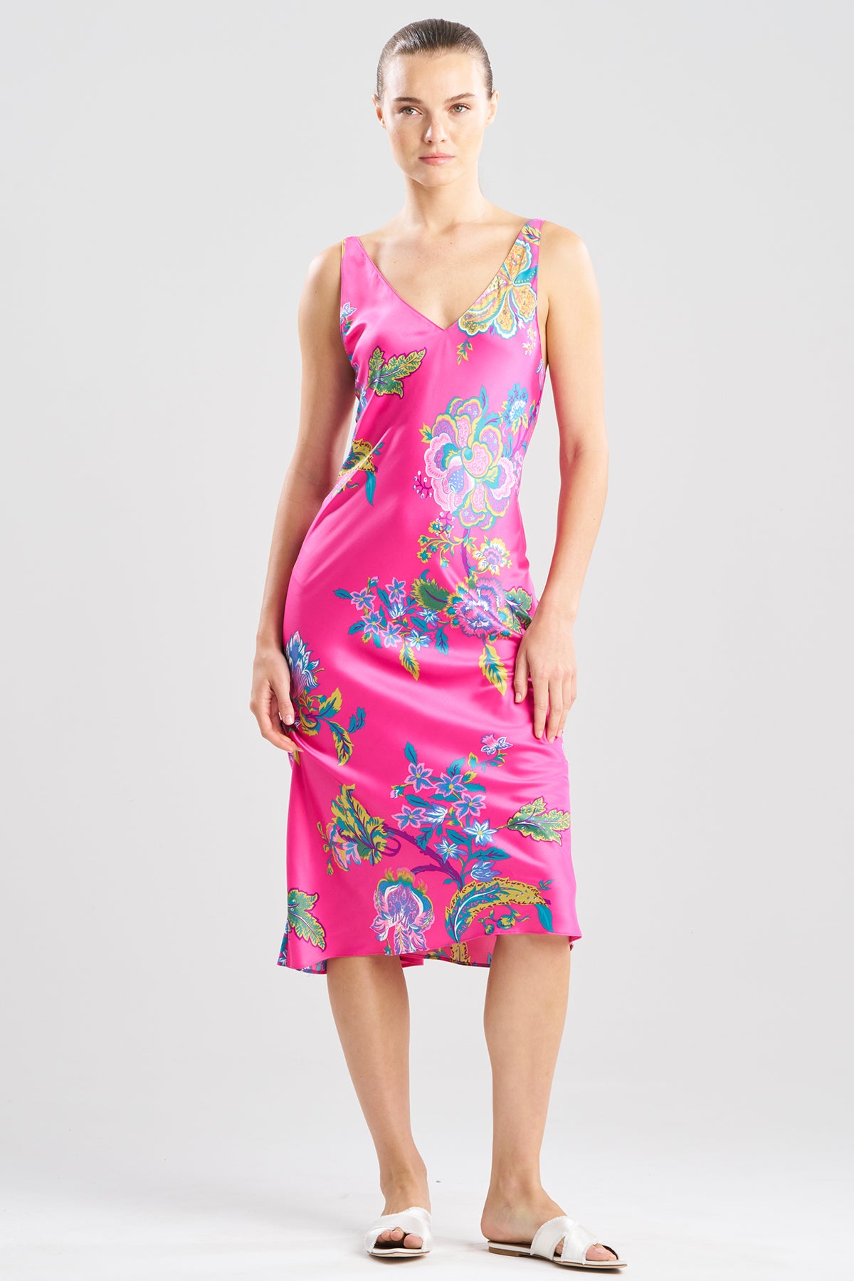 Festival Satin Slip Dress