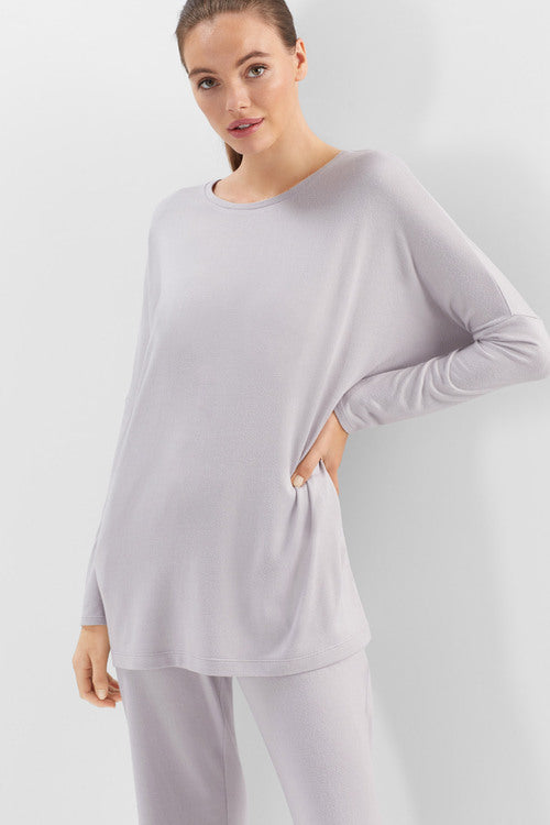 Buy Calm Tunic Top in Silver Pearl Online | NATORI
