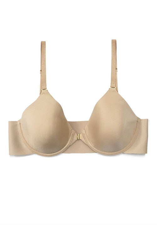 Buy Zone Front-Close Bra in Cafe Online | NATORI