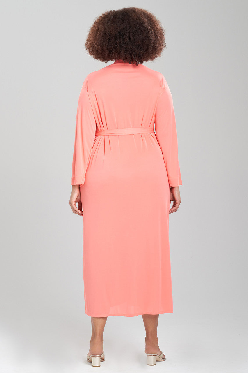 Buy Aphrodite Robe in Bright Heather Coral Online | NATORI