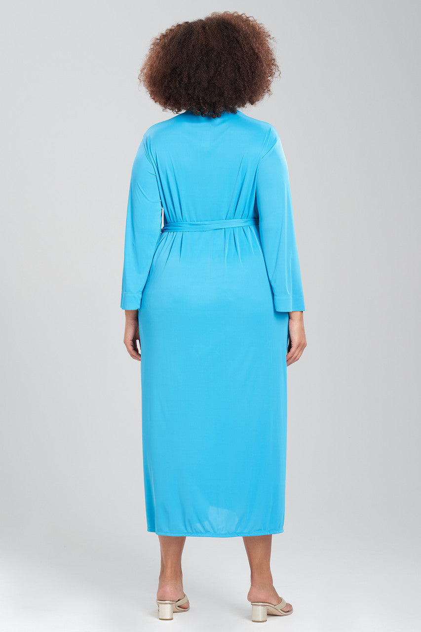 Buy Aphrodite Robe in Heather Aurora Blue Online | NATORI