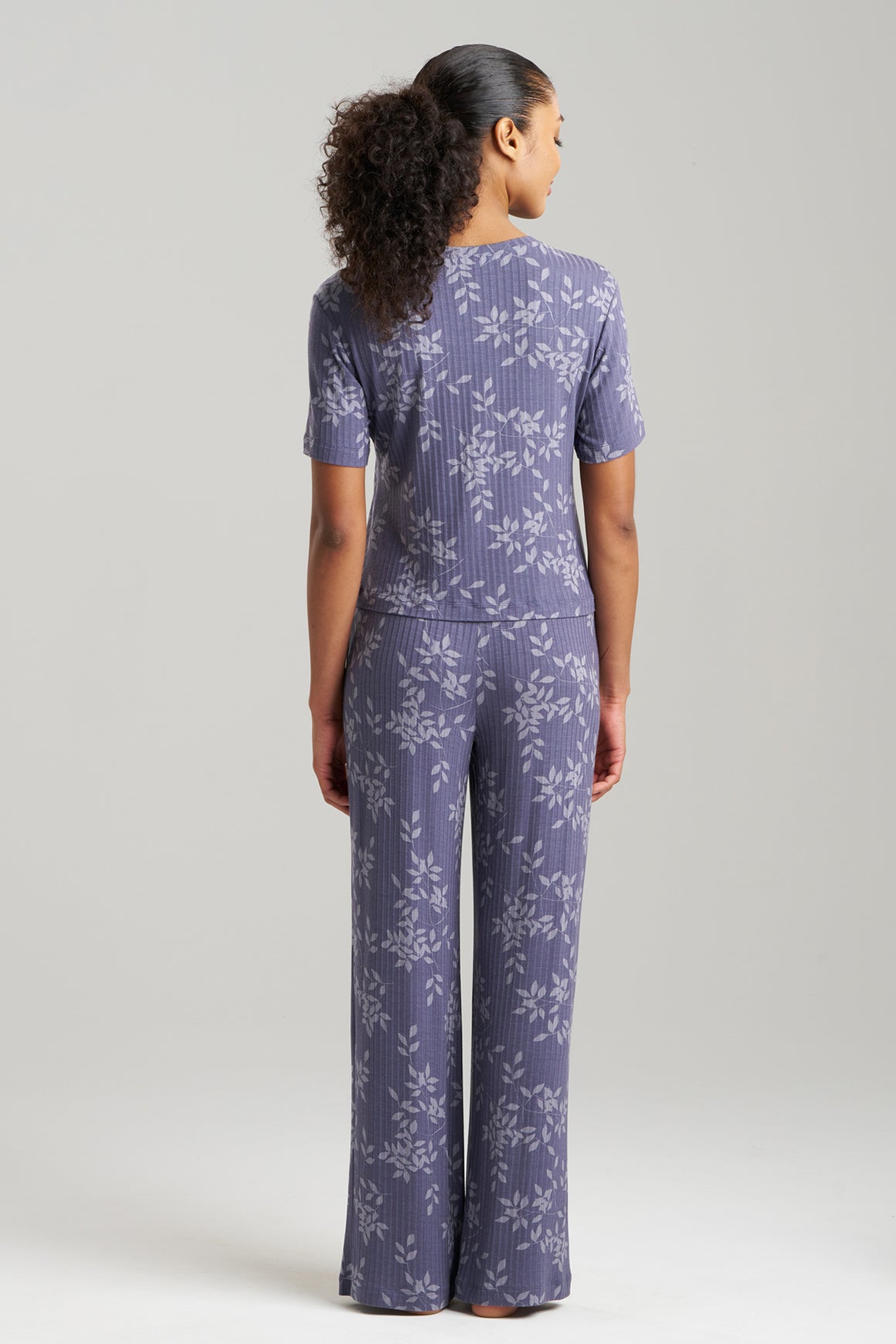 Aria Printed Rib Ease PJ