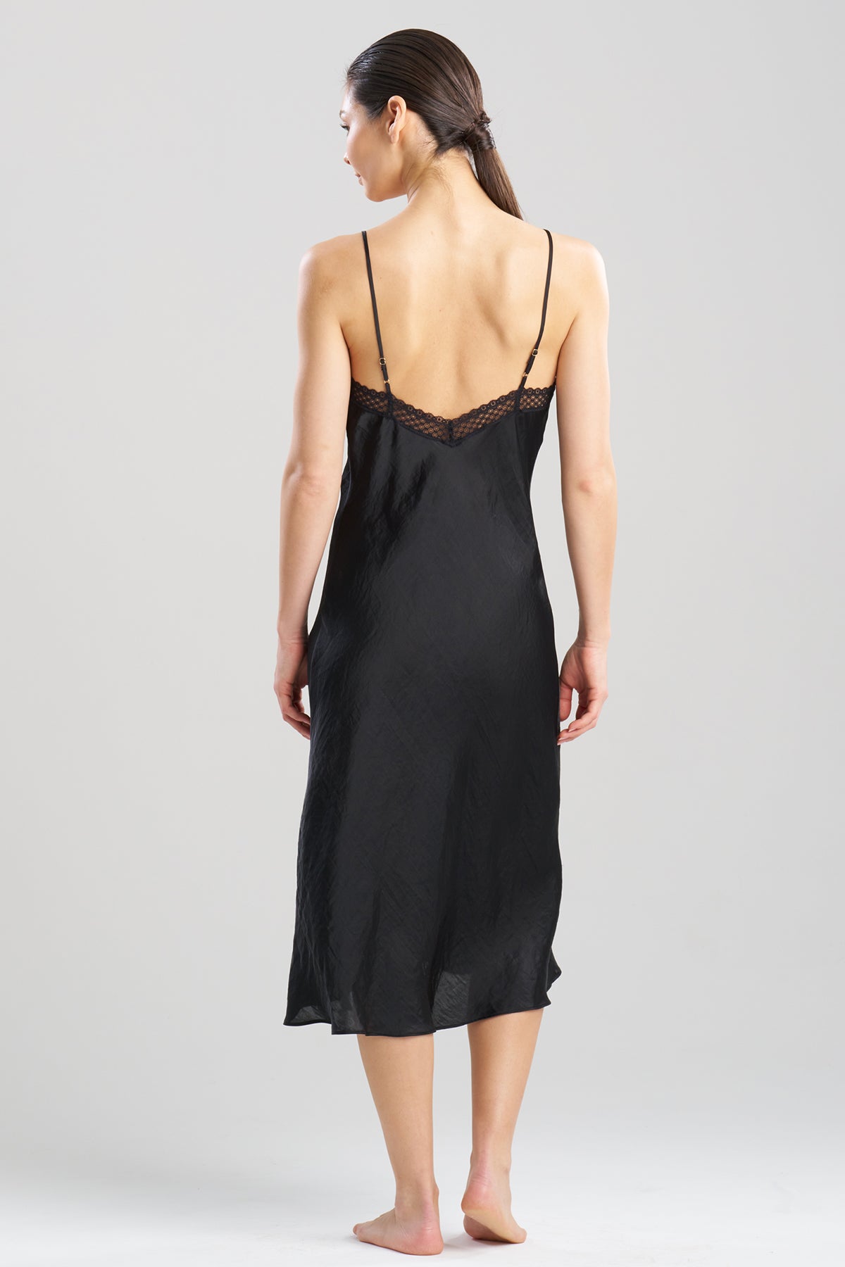 Buy Ashley Icon Lace Gown in Black Online | NATORI