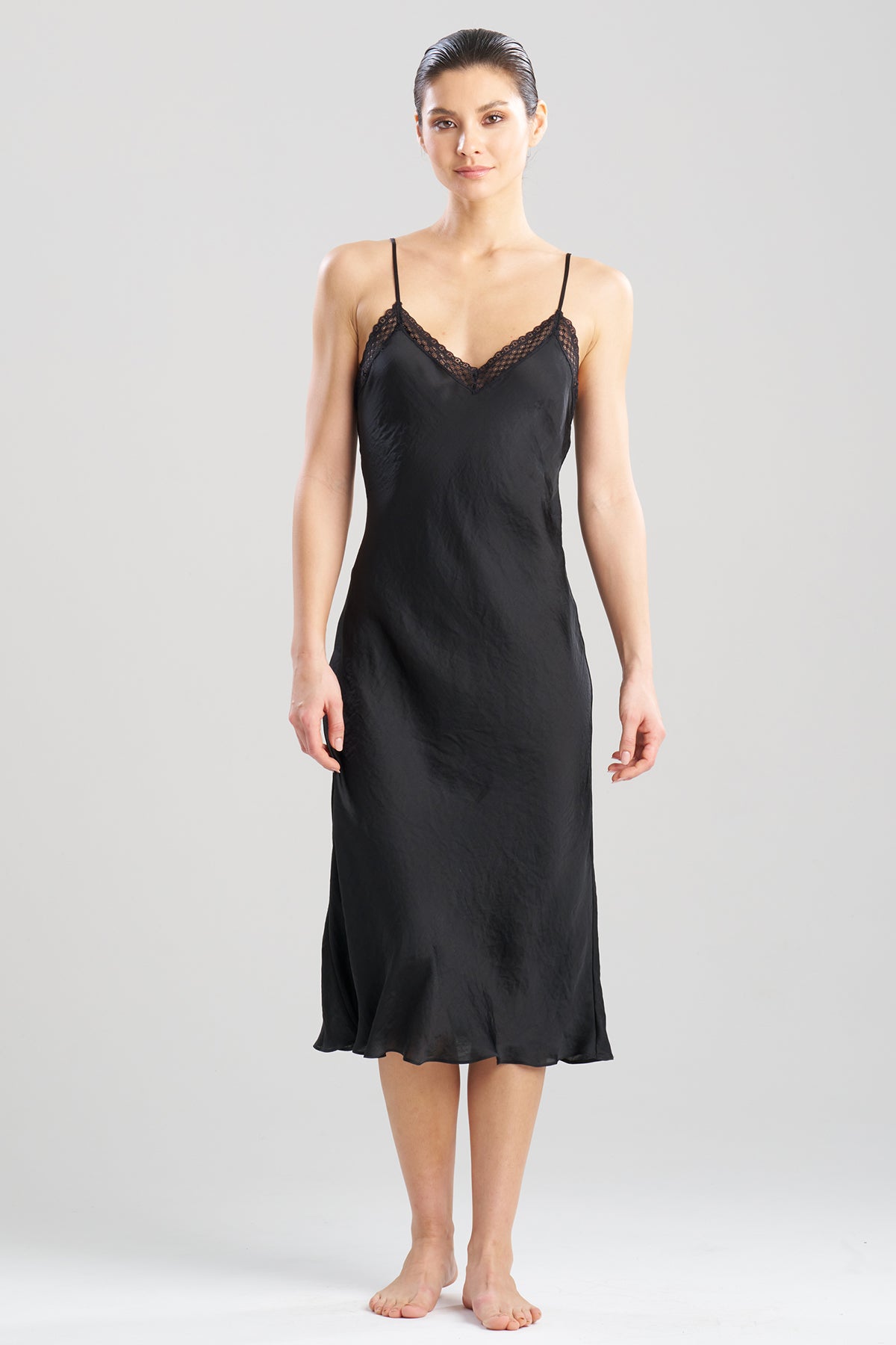 Buy Ashley Icon Lace Gown in Black Online | NATORI