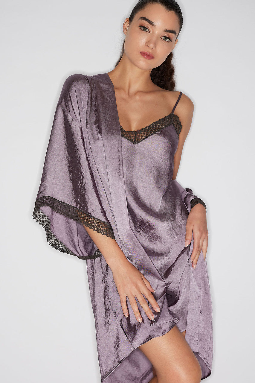Buy Ashley Icon Lace Wrap in Wisteria Online | NATORI