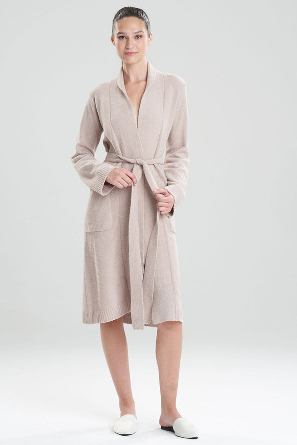 Buy Aura Solid Robe in Velvet Mink Online | NATORI