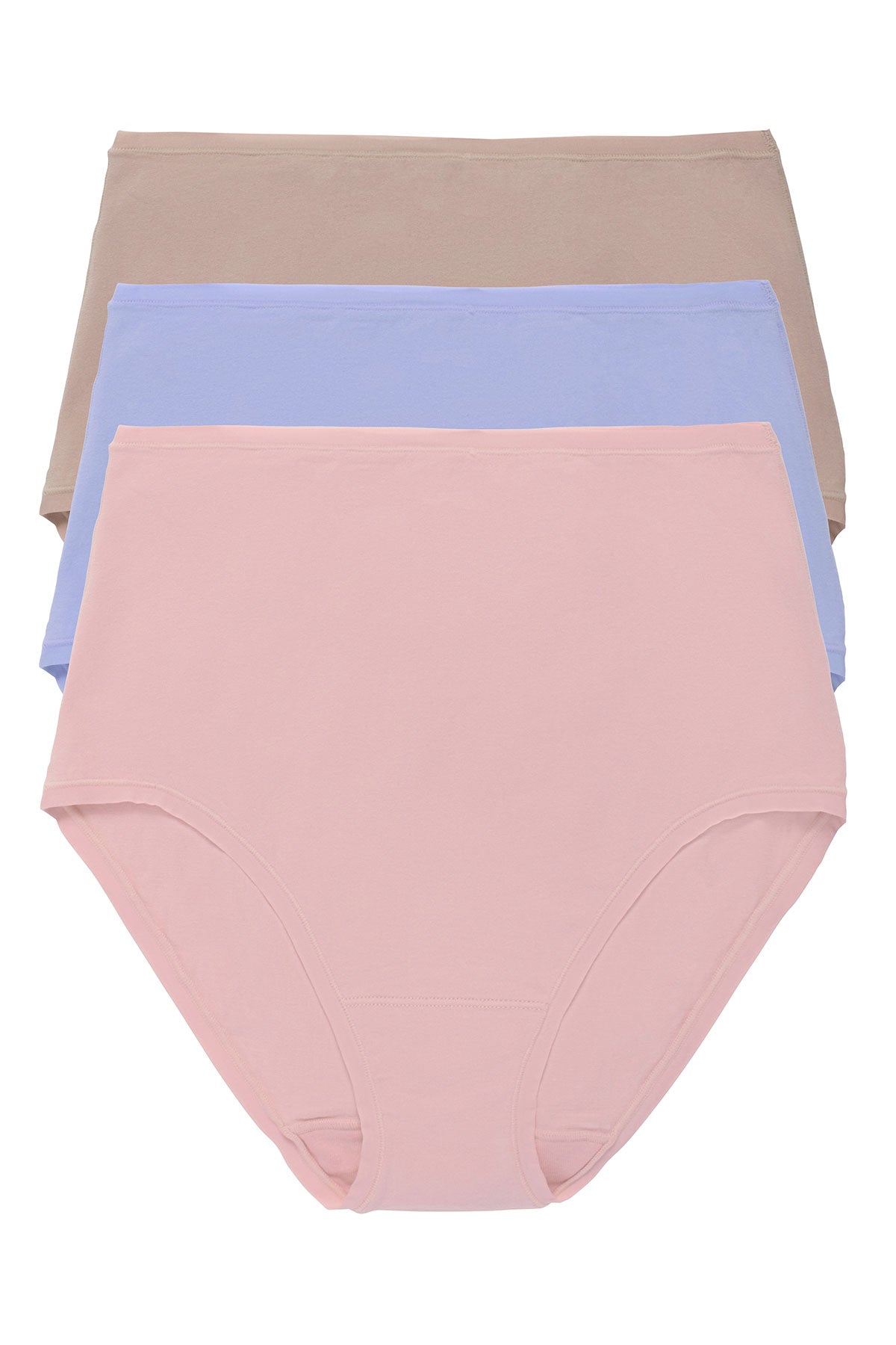 Bliss Bare Cotton High Waist Brief 3-Pack