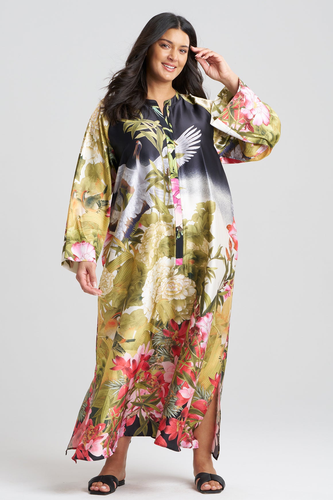 Crane Zip Caftan