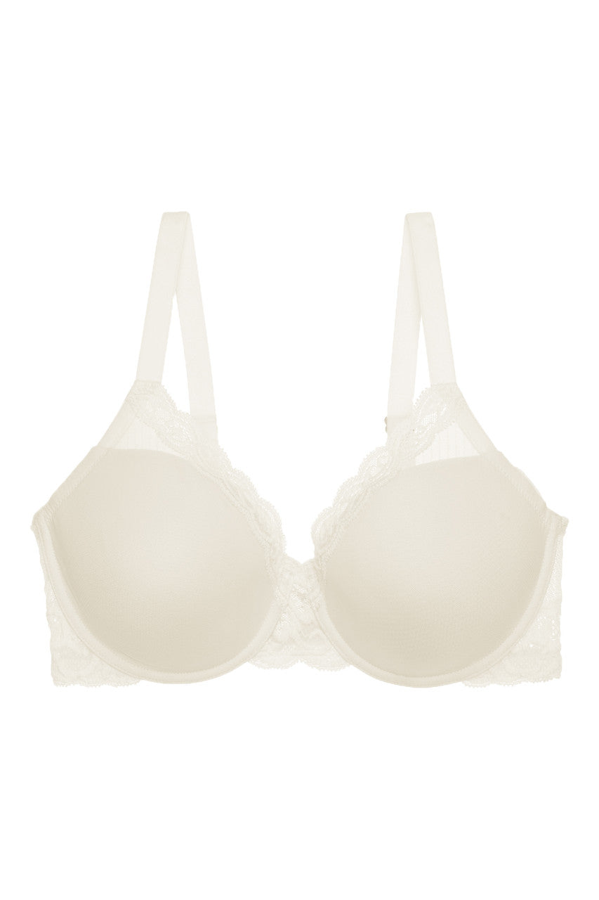 Buy Feathers Full Figure Contour Underwire Bra in Ivory Online | NATORI