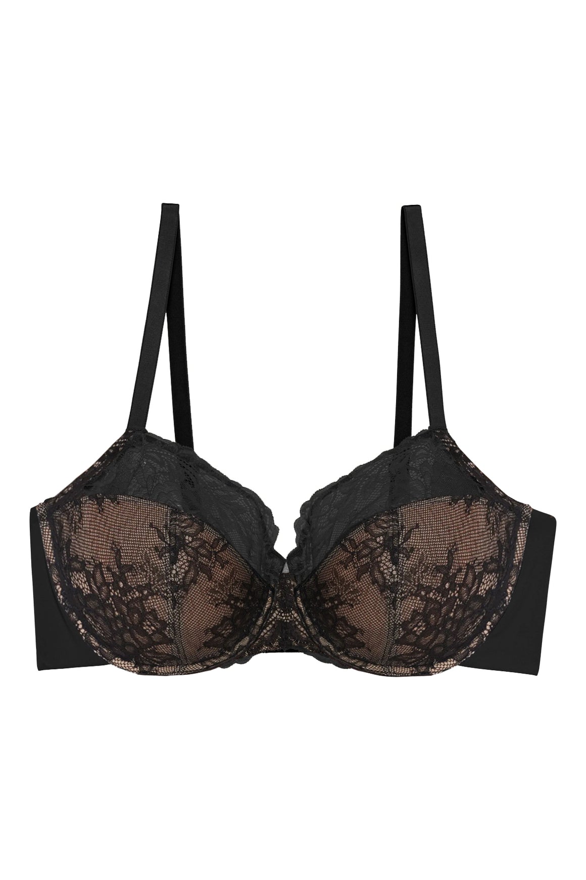 Buy Feathers Refresh Full Fit Underwire Bra in Black/Café Online | NATORI