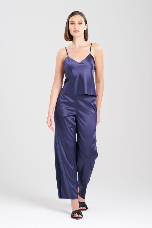 Buy Glamour V-Neck Cami in Midnight Navy Online | NATORI