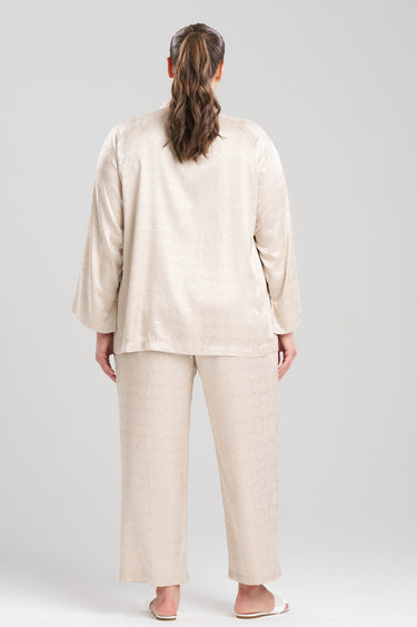 Buy Infinity Jacquard Mandarin PJ in Sand Taupe Online | NATORI