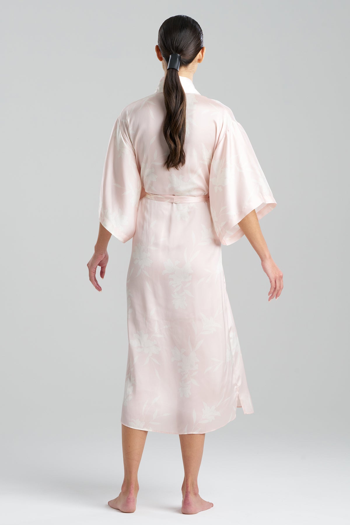 Lily Printed Satin Icon Robe