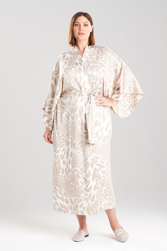 Buy Luxe Leopard Robe in Sand Taupe Online | NATORI