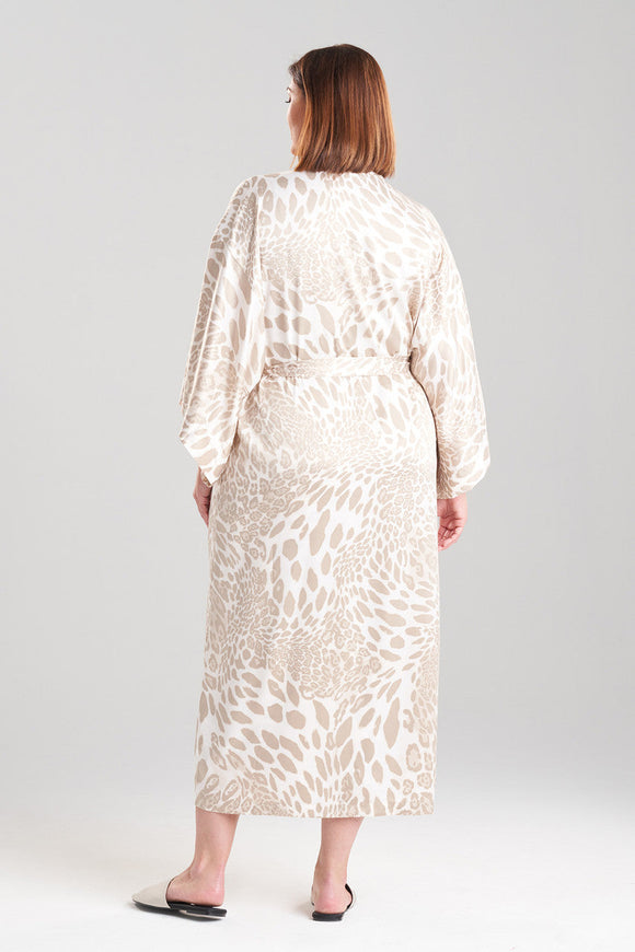 Buy Luxe Leopard Robe in Sand Taupe Online | NATORI