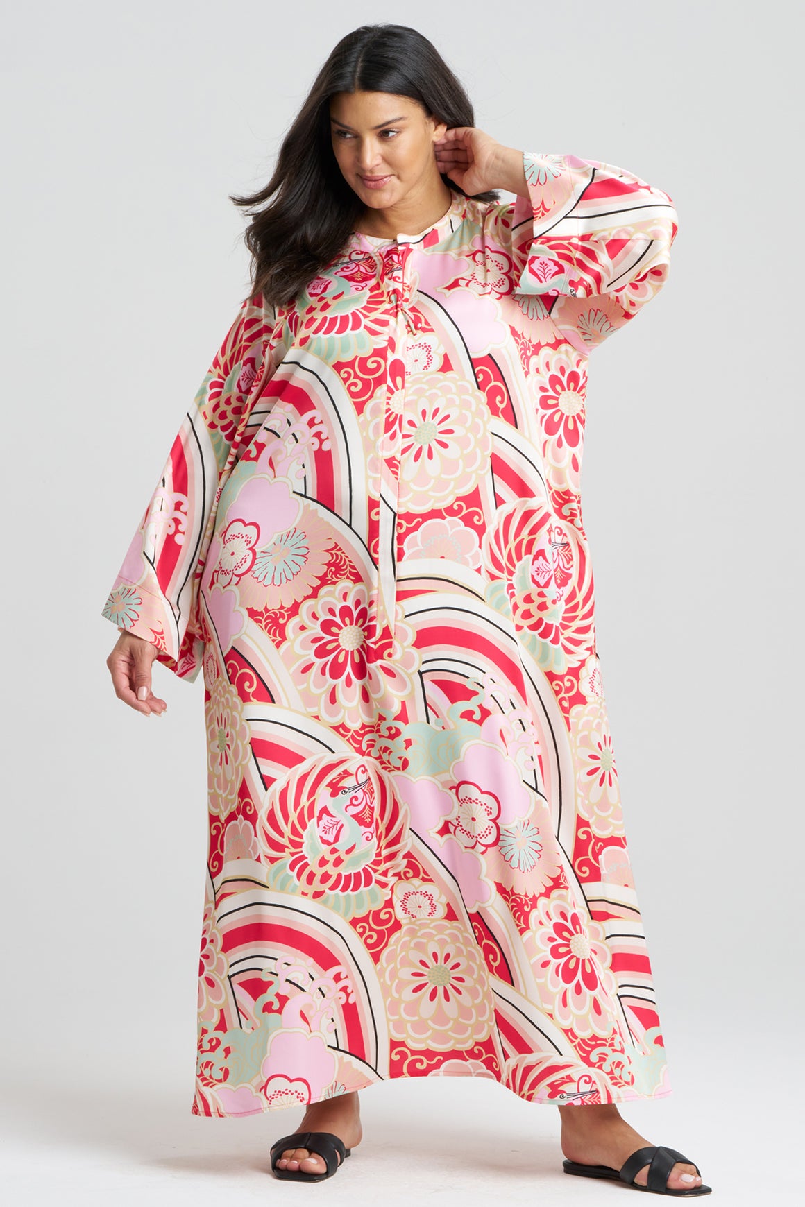 Medallion Zip Caftan