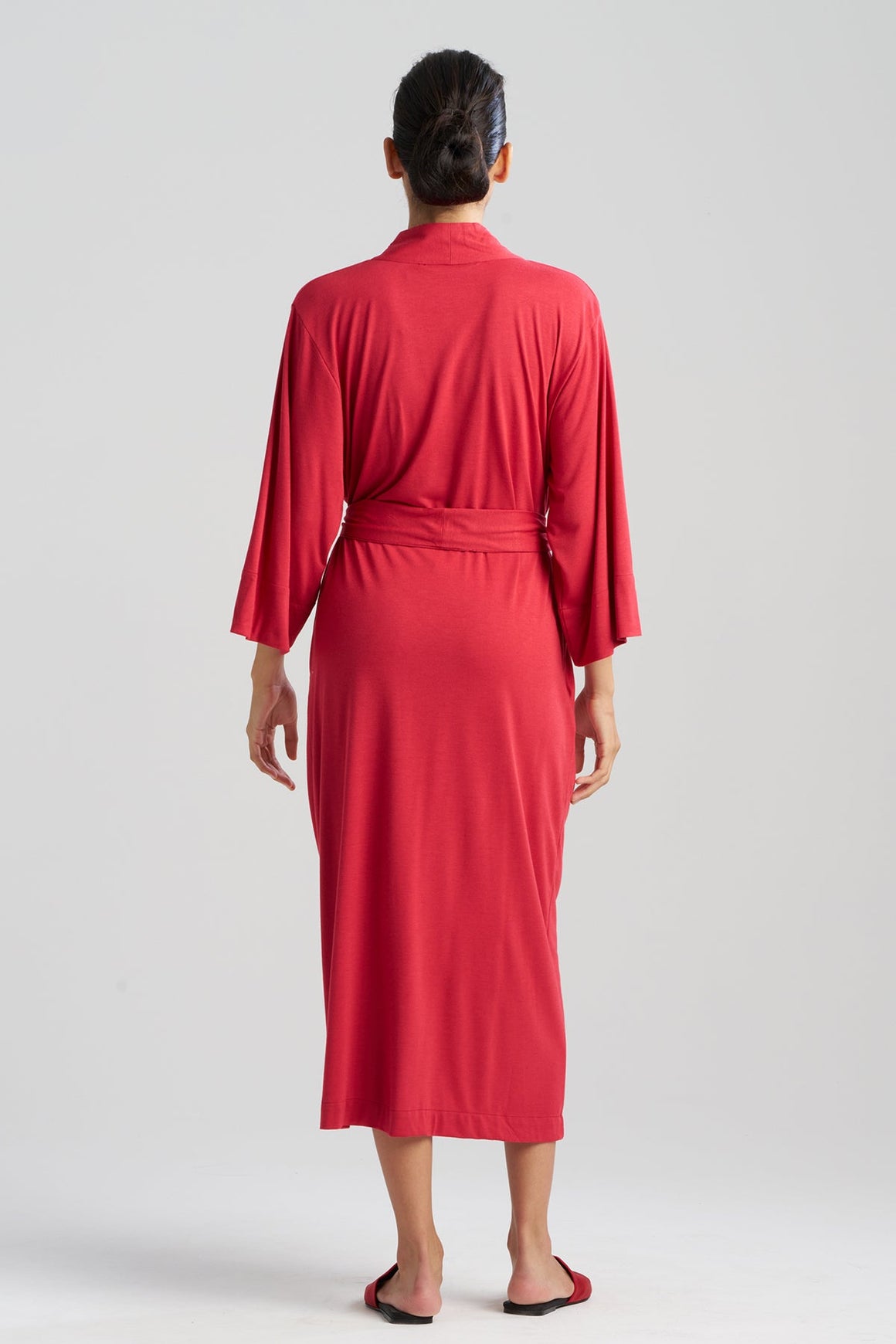 Buy Shangri-La TENCEL™ Robe in Crimson Red Online | NATORI