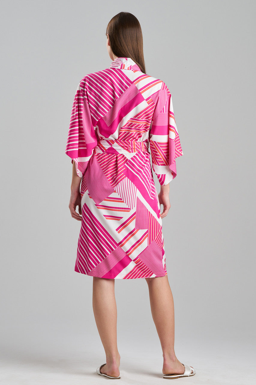 Buy Shima Wrap in Fuchsia/White Online | NATORI