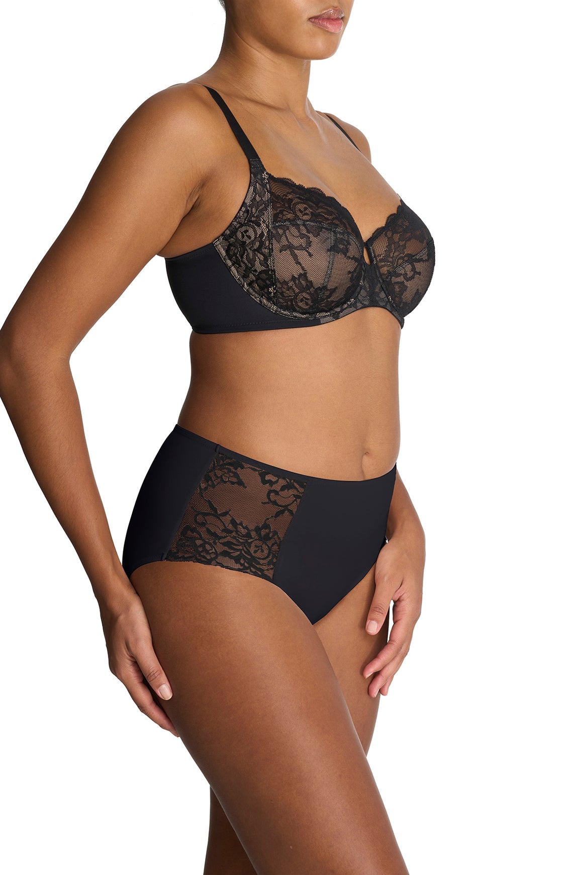 Buy Statement Full Fit Bra in Black/Cafe Online | NATORI
