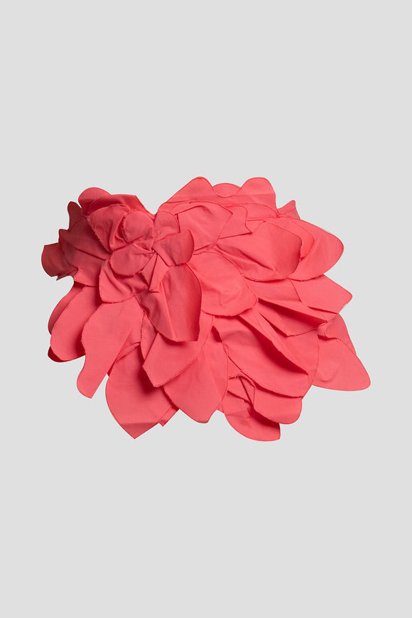 Techno Poplin Embroidered Obi Belt