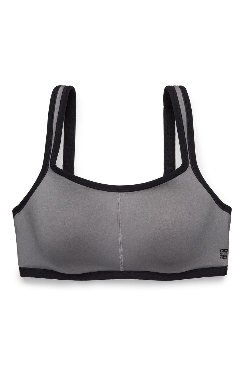 Buy Yogi Contour Convertible Sports Bra in Grey/Black Online | NATORI