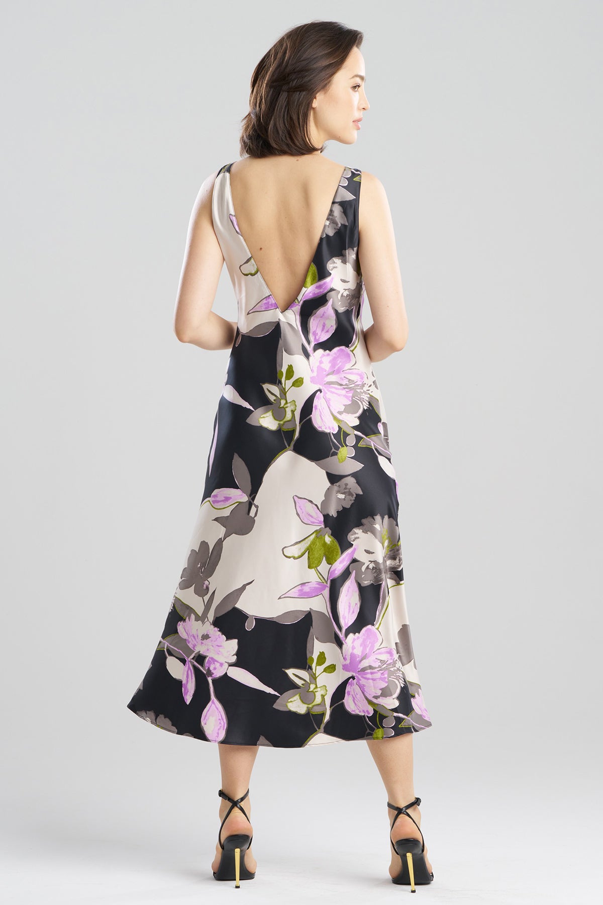 Tsubaki Satin Tank Slip Dress