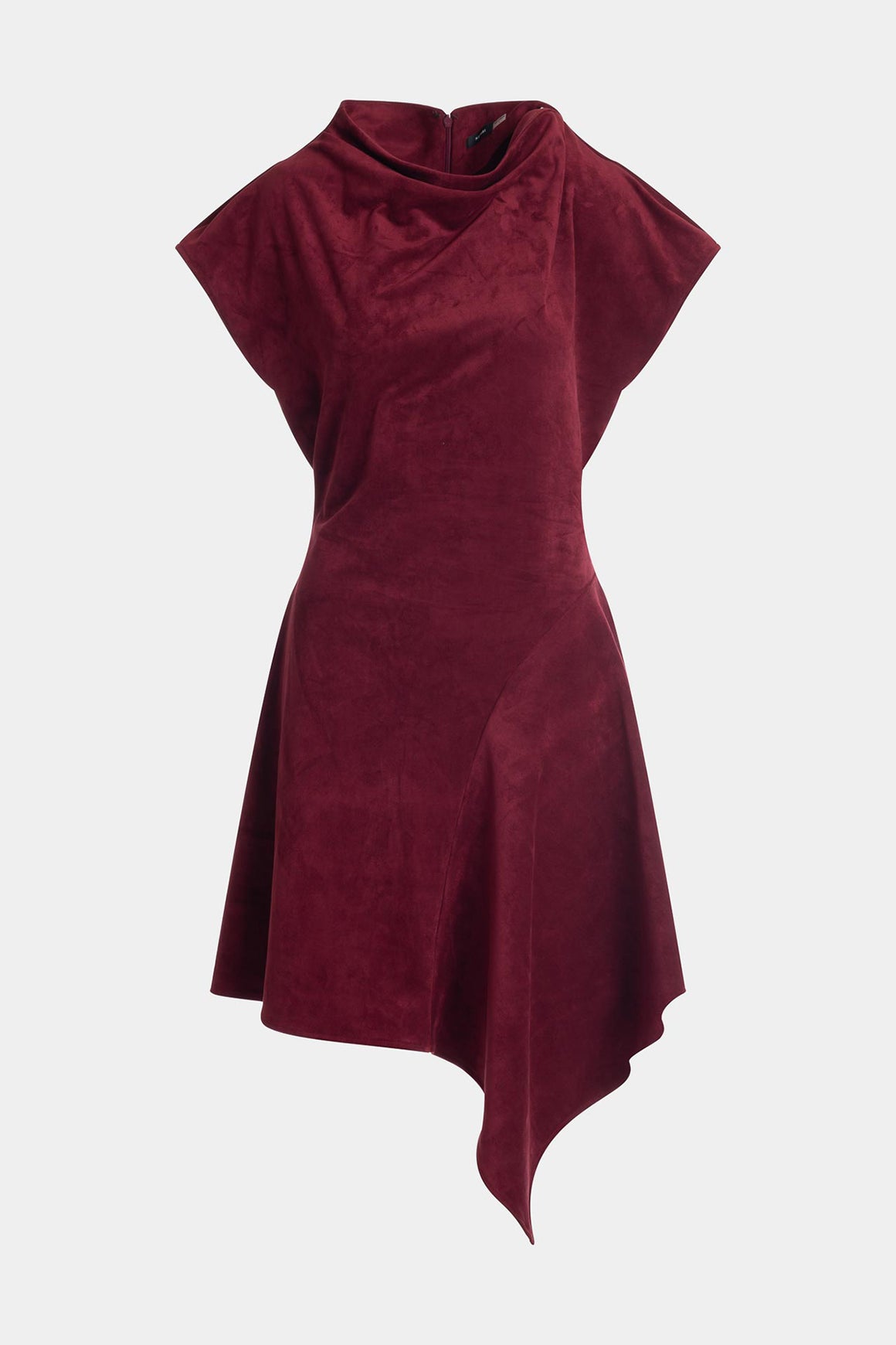 Vegan Luxe Suede Asymmetric Dress